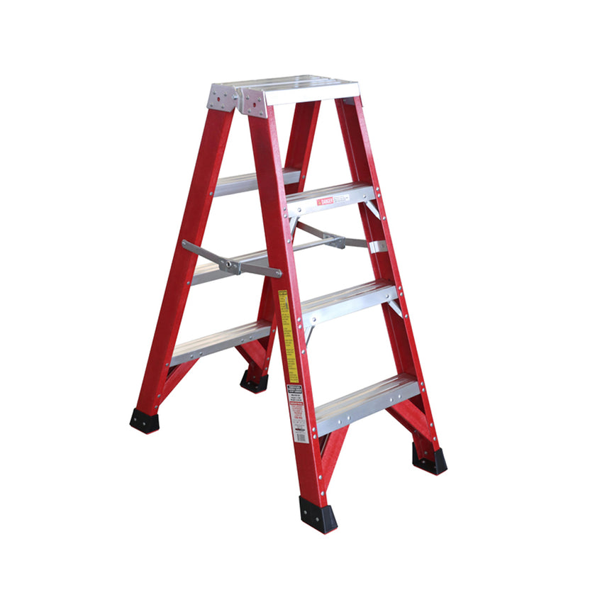 Jinmao 150kg Rated Fibreglass Double Sided Step Ladder – Kangaroo Site ...
