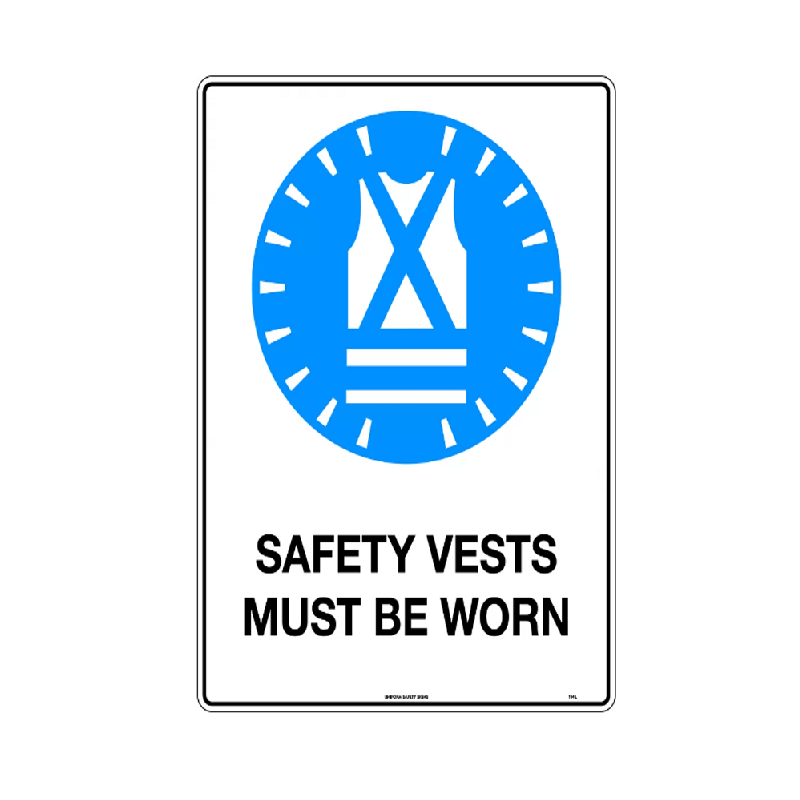 Safety Sign 400x600mm - Safety Vests – Kangaroo Site Supplies