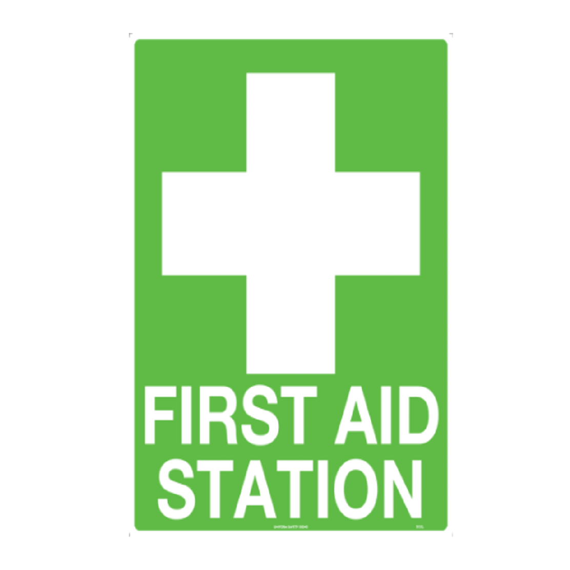 Safety Sign 400x600mm Corflute - First Aid Station – Kangaroo Site Supplies