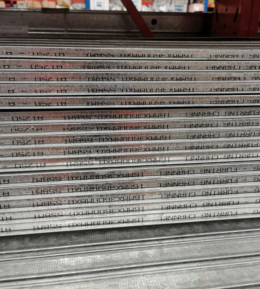 Furring Channel Multiple Sizes – Kangaroo Site Supplies