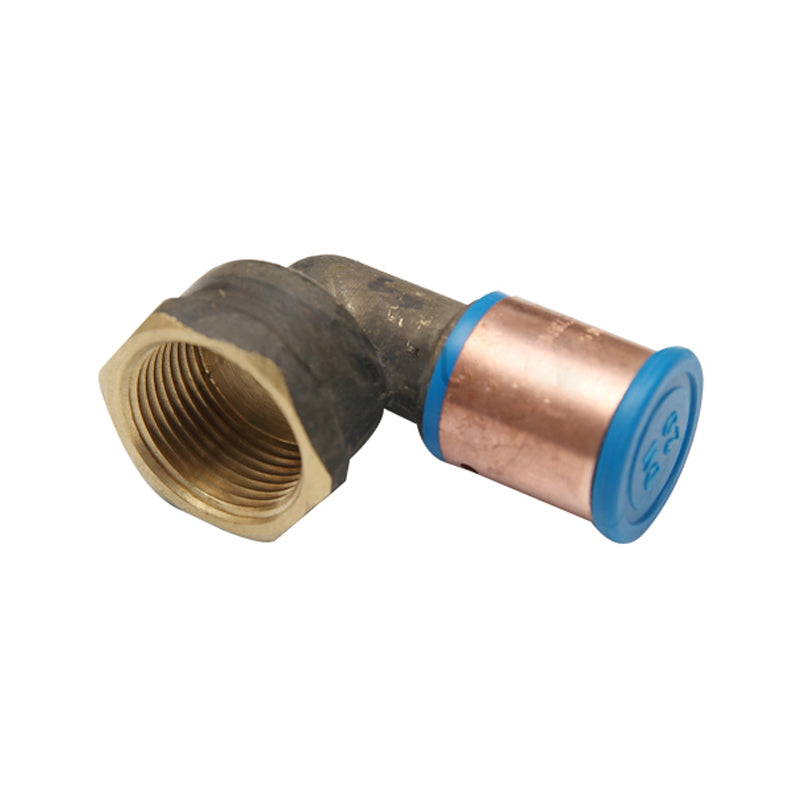 Pex Crimp-On Brass Fittings Female Thread Elbow As/Nzs 2537, Multiple ...