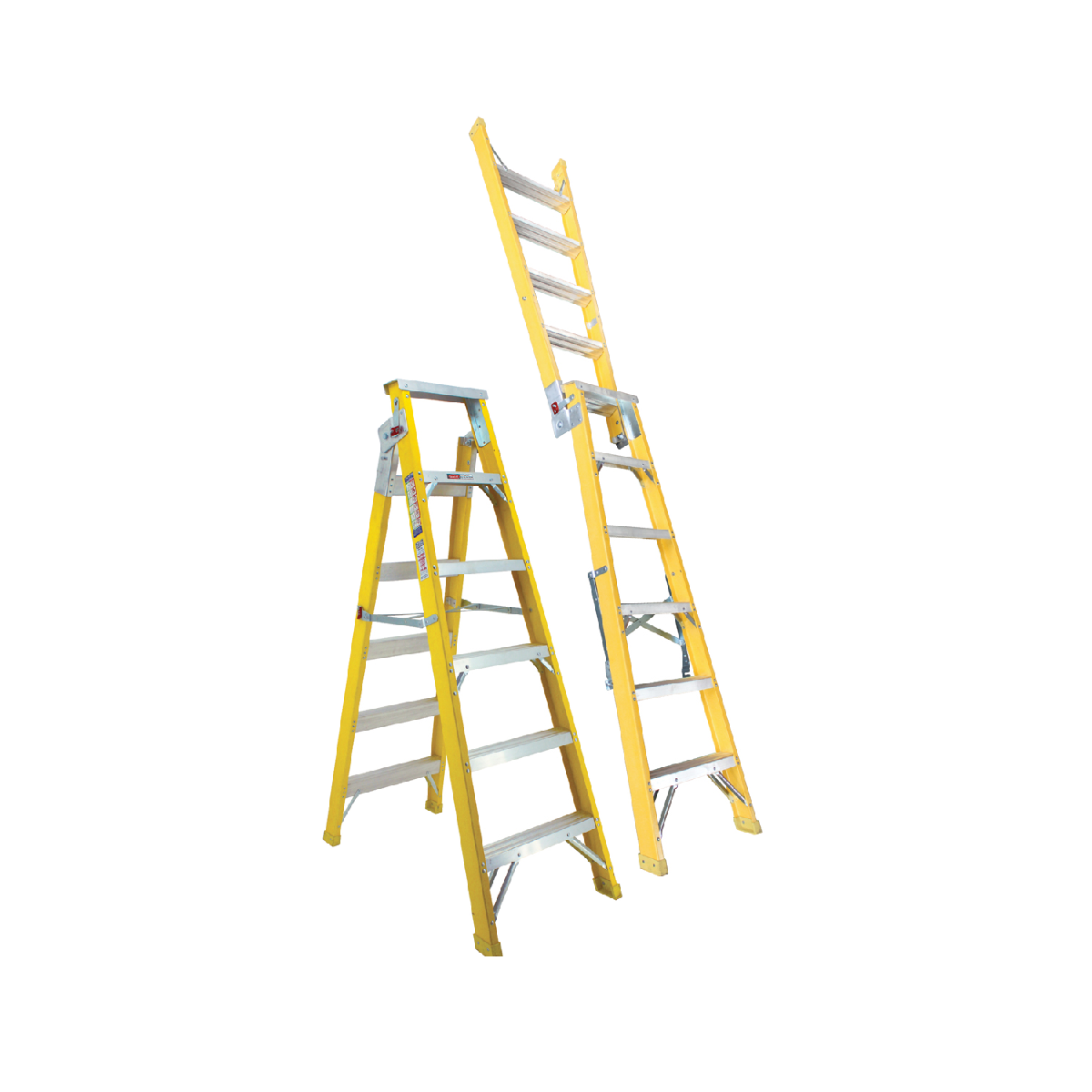 Jinmao Ladder Dual Fibreglass 150kg, 2 Sizes – Kangaroo Site Supplies