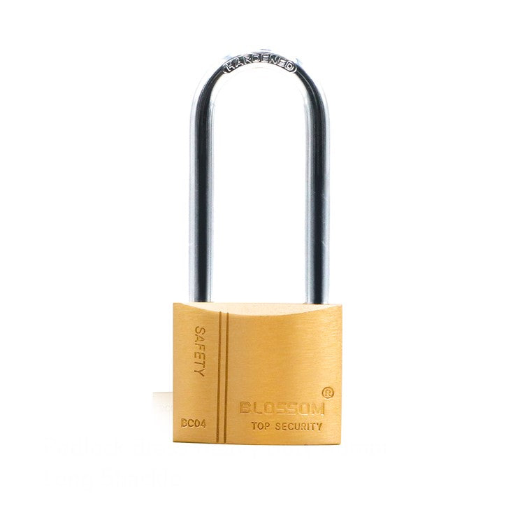 Padlock Brass Heavy Duty 40mm Long Shackle – Kangaroo Site Supplies