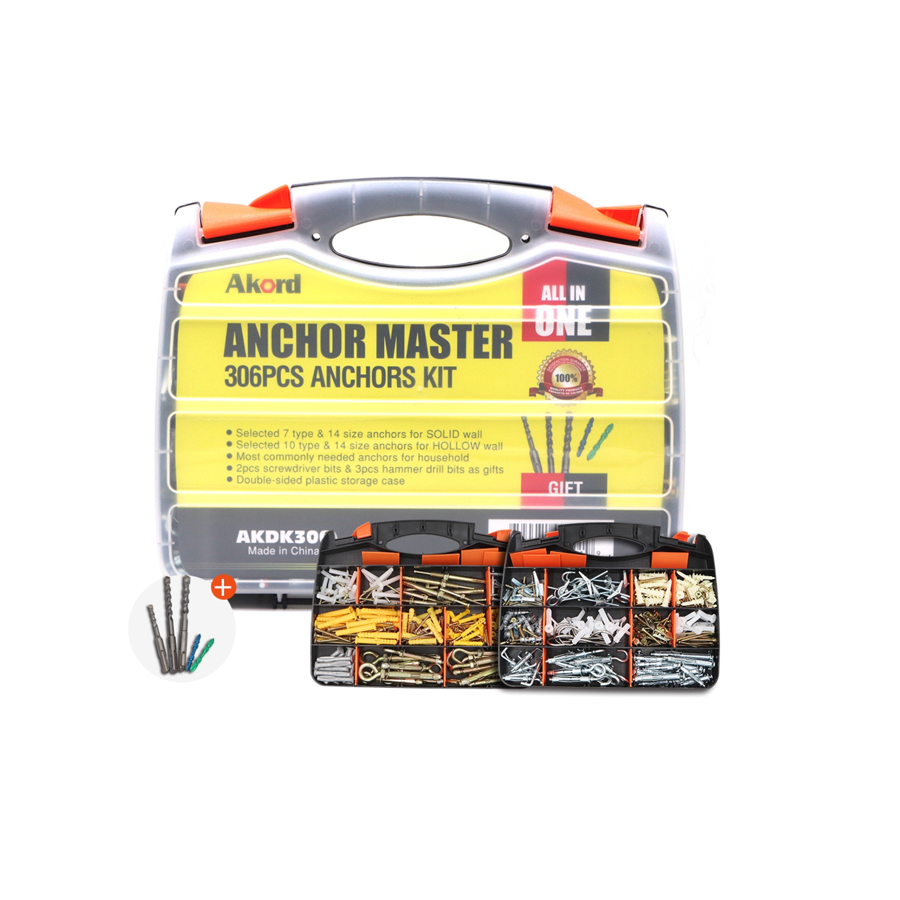 Anchor Assorted Kit 306pcs – Kangaroo Site Supplies