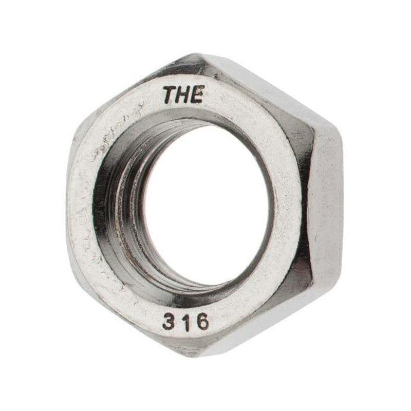 Hex Thin Lock Nut S316 Multiple Sizes – Kangaroo Site Supplies
