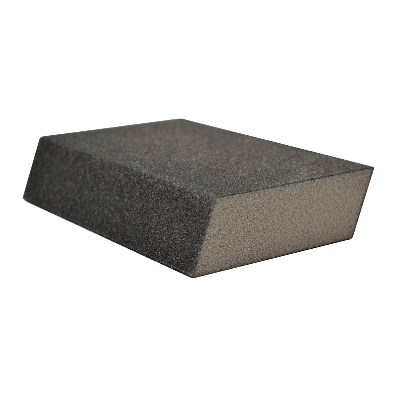 Dual Angled Sanding Block 125x70x25mm 120/180 Grit – Kangaroo Site Supplies
