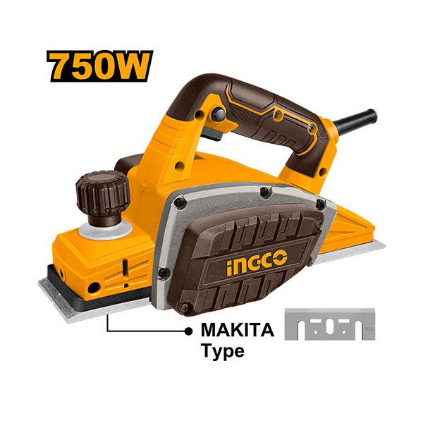 Ingco PL7508 Electric Planer 750w – Kangaroo Site Supplies