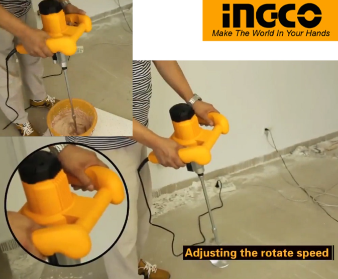 Ingco MX214001 Mixer 1400W – Kangaroo Site Supplies