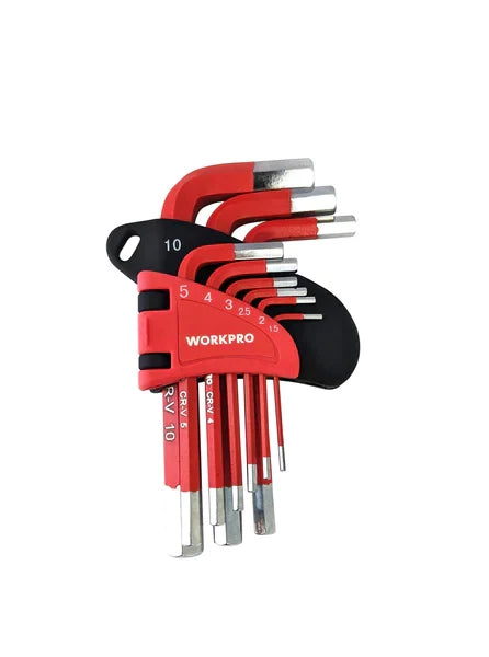 Hex Key Set 9pcs 1.5-10mm – Kangaroo Site Supplies